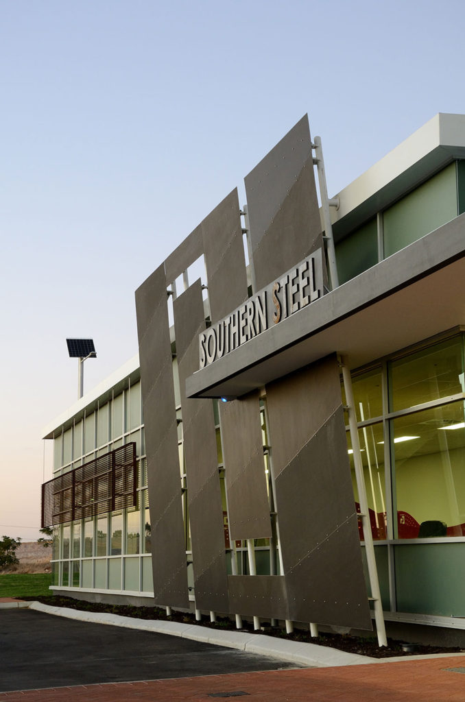 Southern Steel Office and Warehouse - Site Architecture Studio
